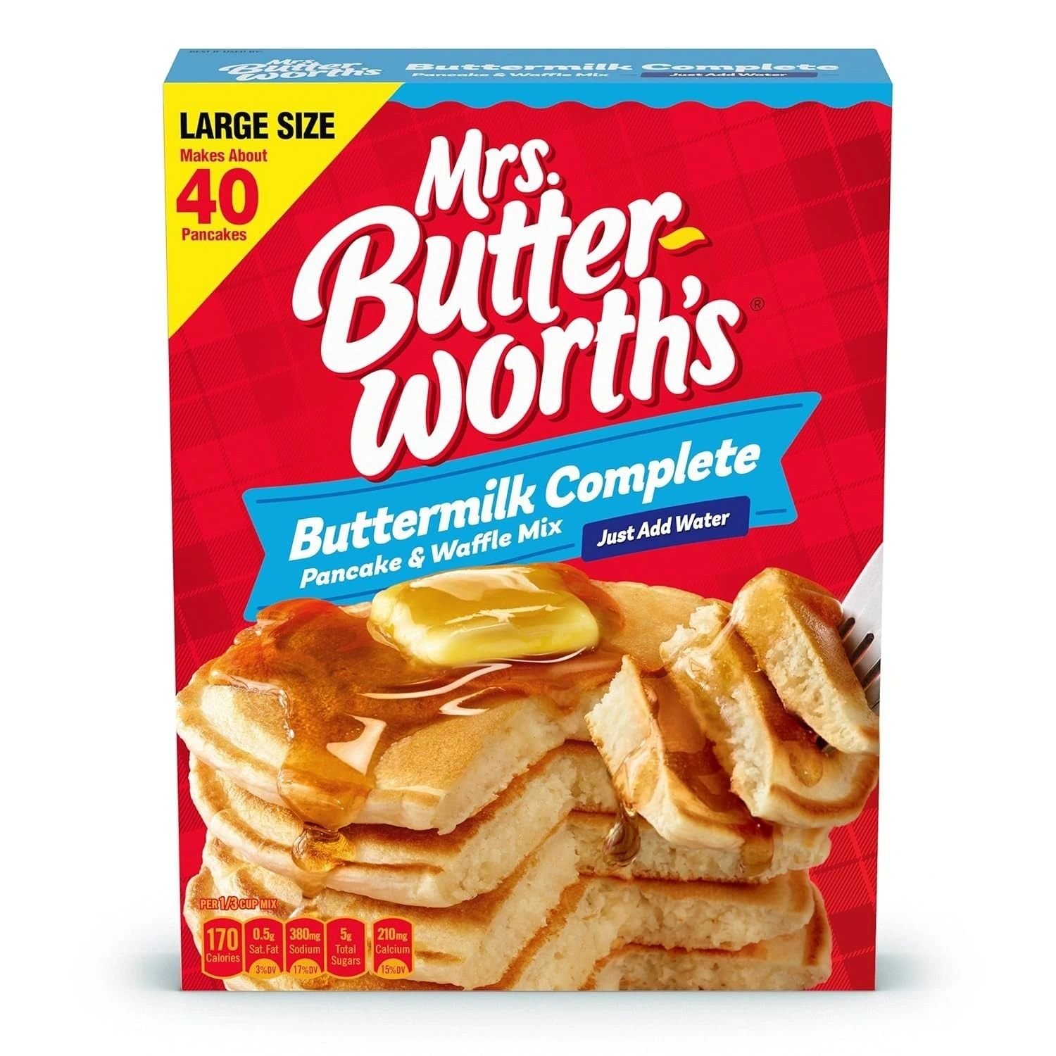 Mrs Butterworth’s Buttermilk Pancake & Waffle Mix – Nic's HomeFoods
